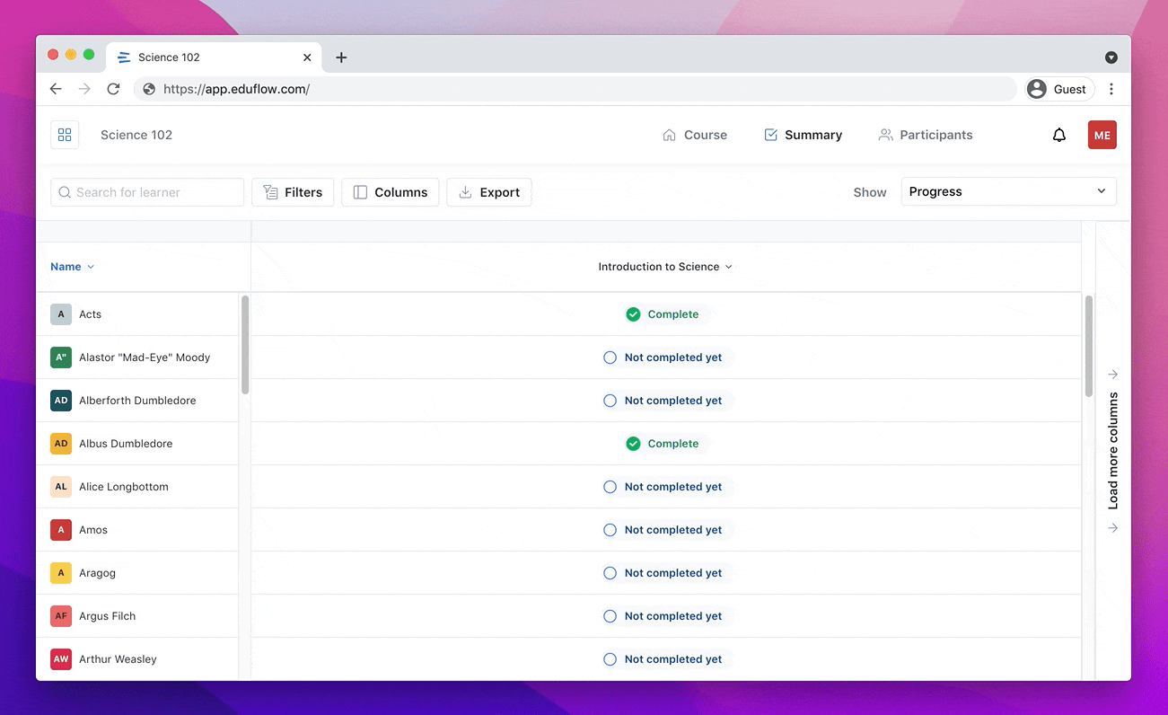Eduflow Changelog · ⚙️ A Fully Customizable Summary